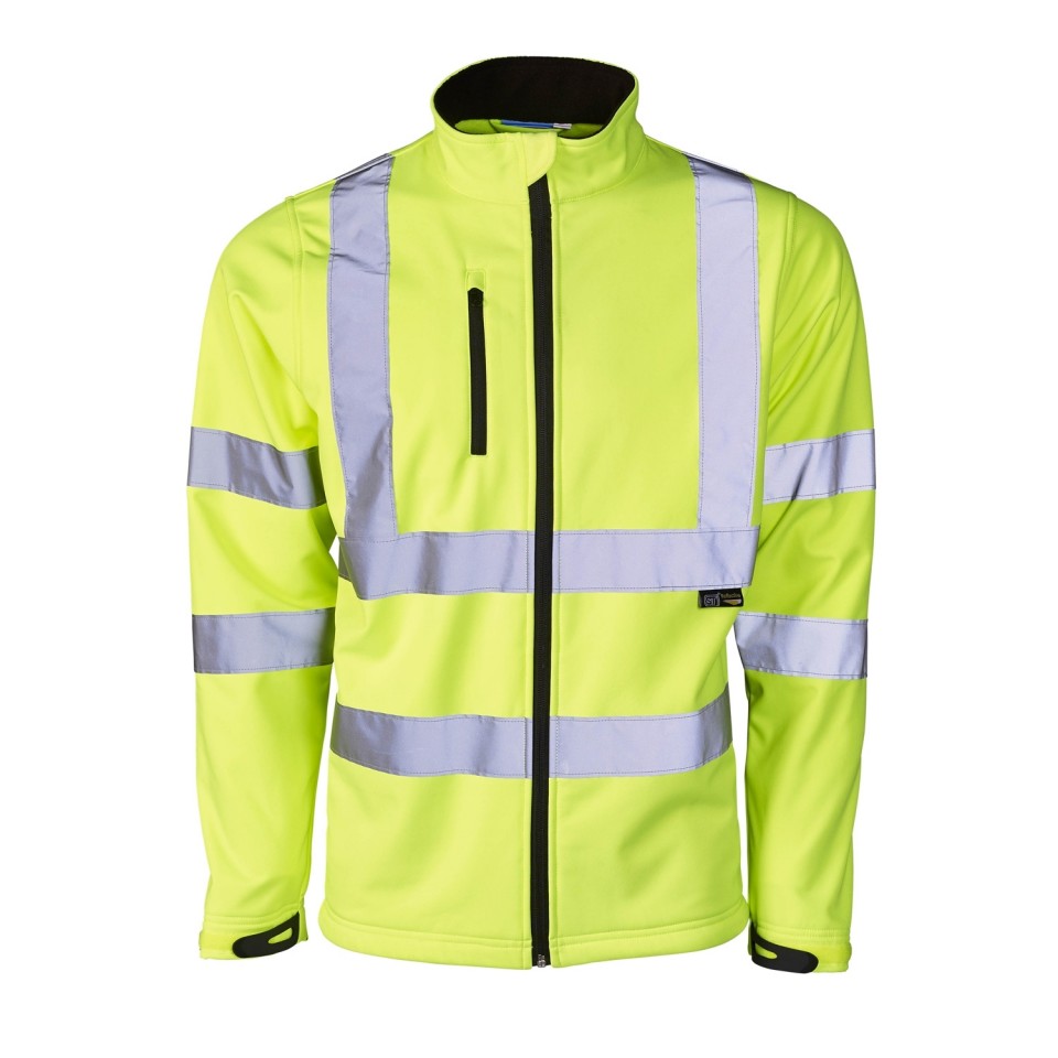 Hi Vis Softshell Jacket - JM Work Wear