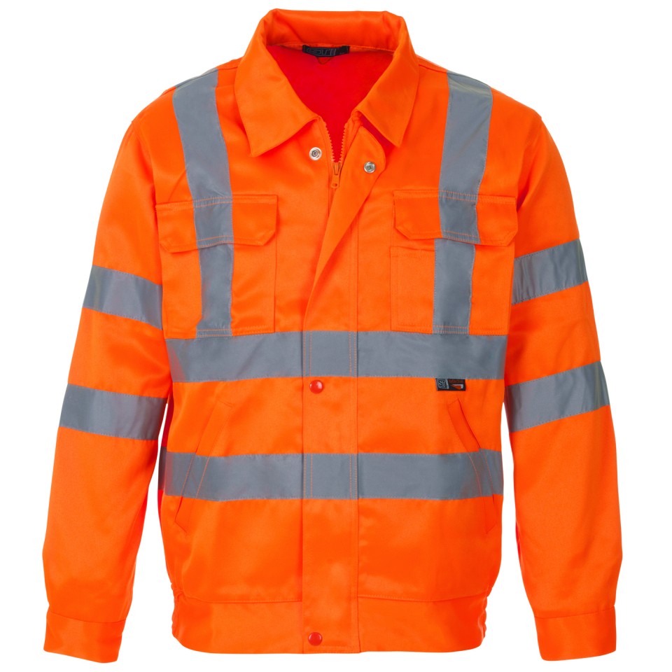 Hi Vis Polycotton Jacket - JM Work Wear